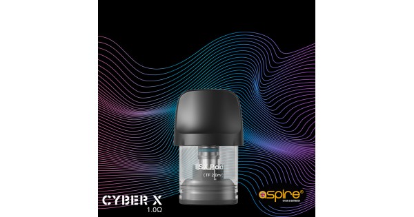Aspire Cyber S/X Replacement 1.0ohm Pod- Official Aspire