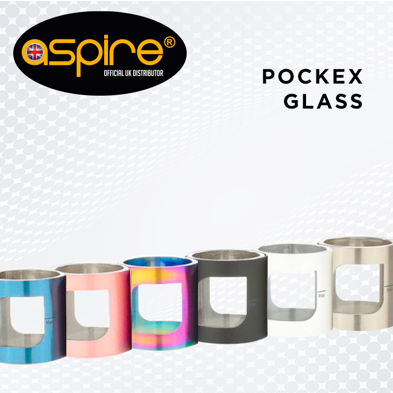 Aspire PockeX Replacement Glass & Aspire Pockex Glass