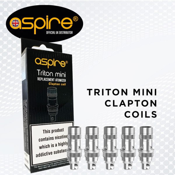 Aspire Triton Mini Clapton coils wholesale UK