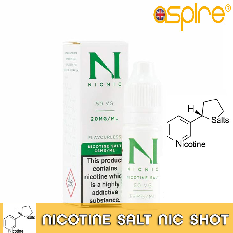 Best salt nic shot uk wholesale supplied by Official Aspire.