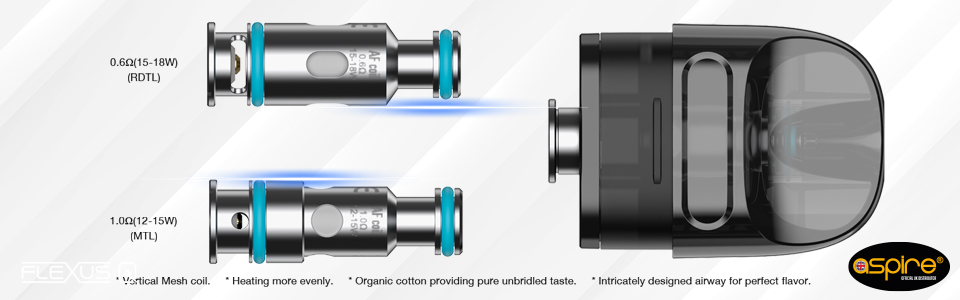 Aspire Flexus 1.0ohm coil OA